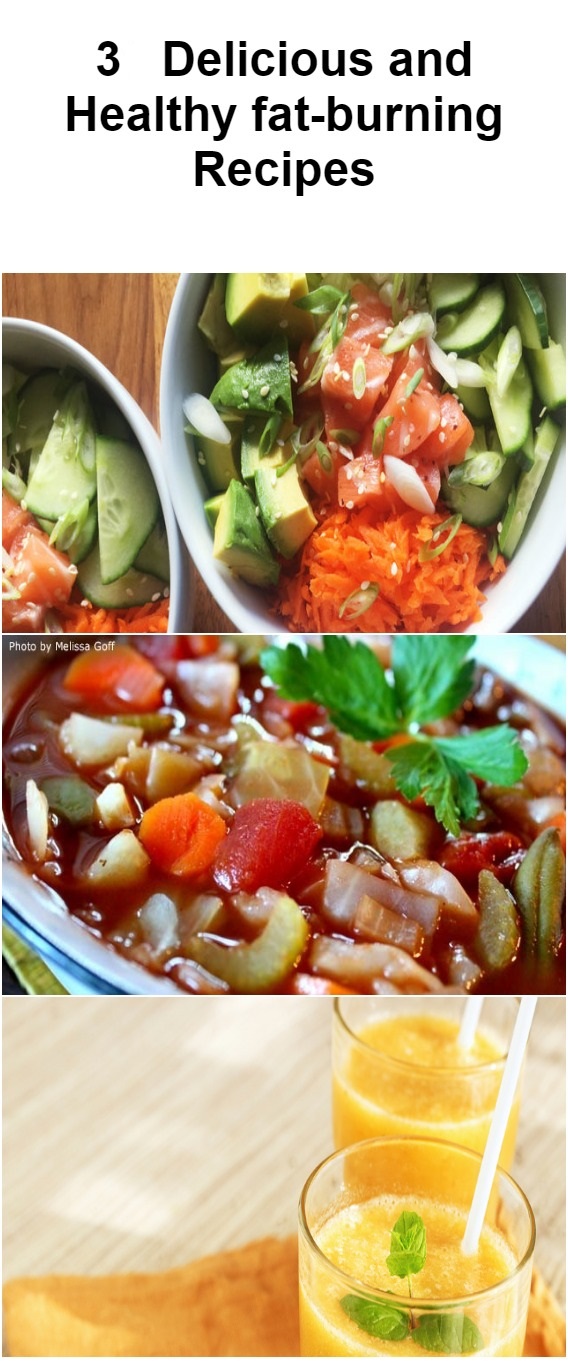 3 Delicious And Healthy Fat Burning Recipes 3 Delicious And Healthy Fat Burning Recipes